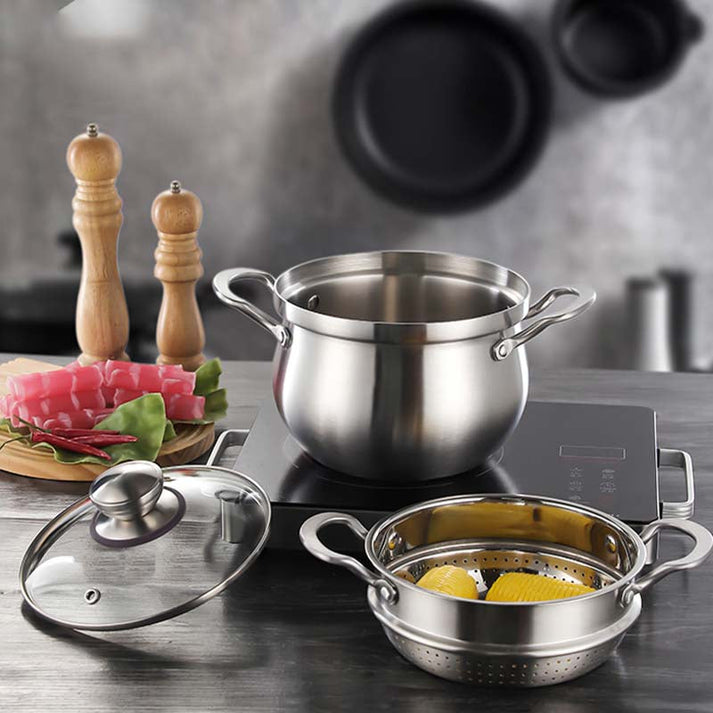 Multipurpose Large Capacity Stainless Steel Steamer Pot – msheep.com