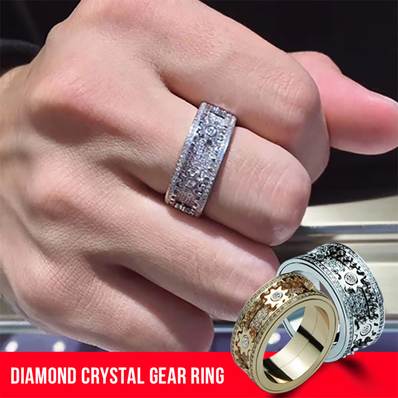 🔥HOT SALE 🔥-Diamond Crystal Gear Ring – msheep.com