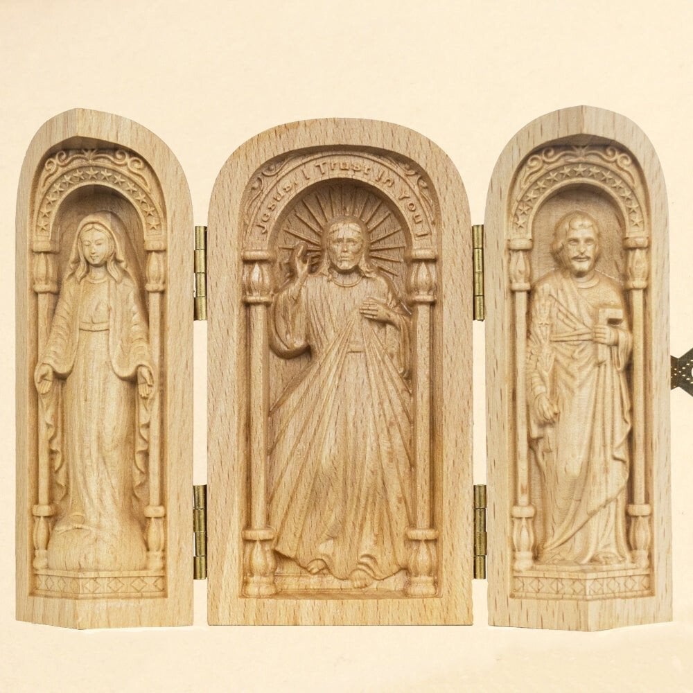 🔥HOT SALE🔥Hand-carved Portable Church - Mini Christian Altar – msheep.com