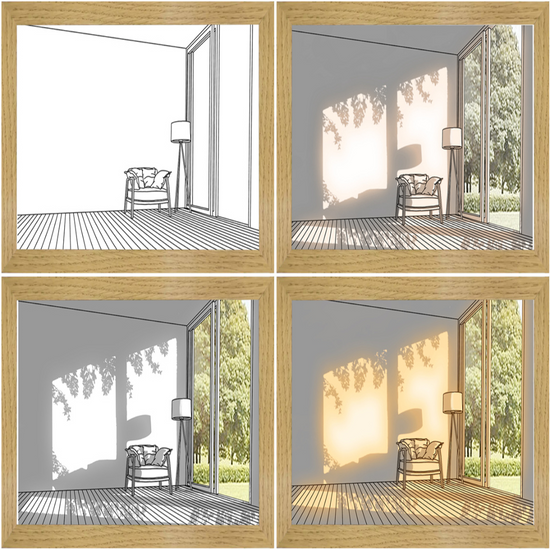 Creative DIY Sunlight Painting Night Light – msheep.com