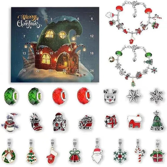 DIY 24 Days Christmas Countdown Calendar Bracelets Set – msheep.com
