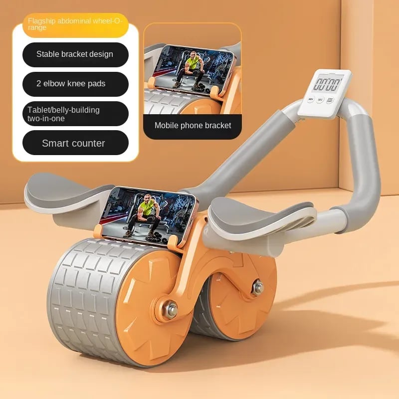 Brand New Upgrade! Get Perfect Abs with our Auto-Rebound Ab Wheel ...