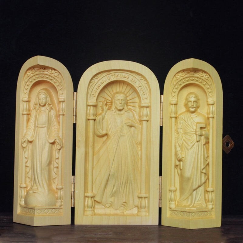 🔥HOT SALE🔥Hand-carved Portable Church - Mini Christian Altar – msheep.com