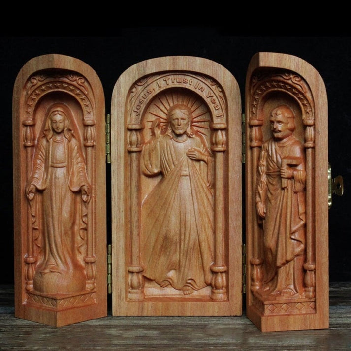 🔥HOT SALE🔥Hand-carved Portable Church - Mini Christian Altar – msheep.com