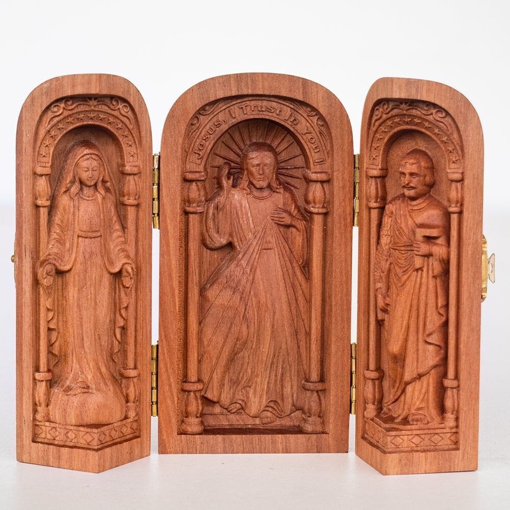 🔥HOT SALE🔥Hand-carved Portable Church - Mini Christian Altar – msheep.com
