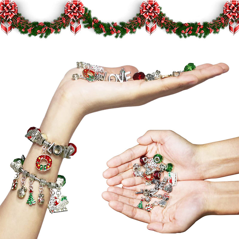 DIY 24 Days Christmas Countdown Calendar Bracelets Set – msheep.com